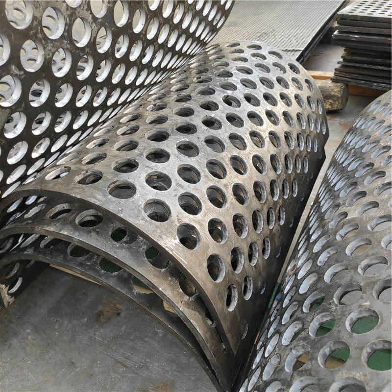 Custom High Manganese Steel Perforated Metal Plate | Factory Wholesale